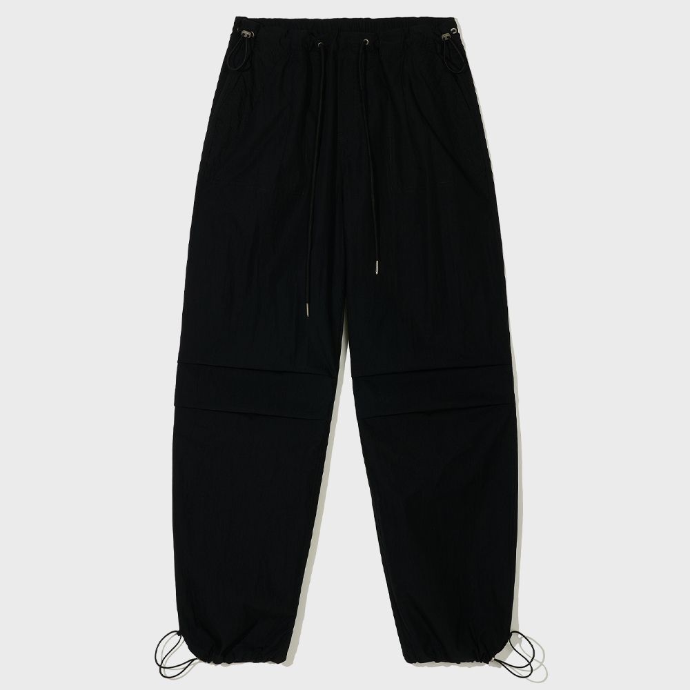 String Wide Parachute Pants Black - 감도 깊은 취향 셀렉트샵 29CM