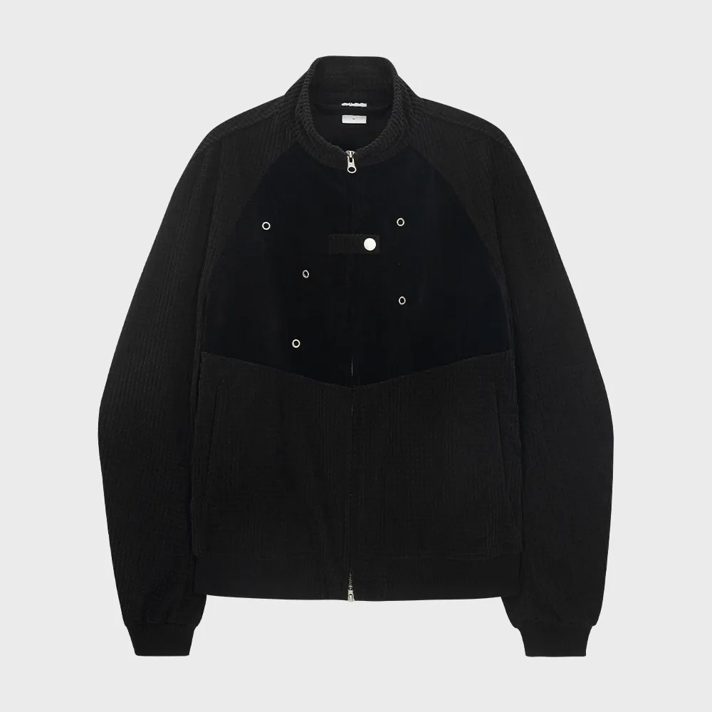 TCM waffle bomber jacket (black) - 감도 깊은 취향 셀렉트샵 29CM