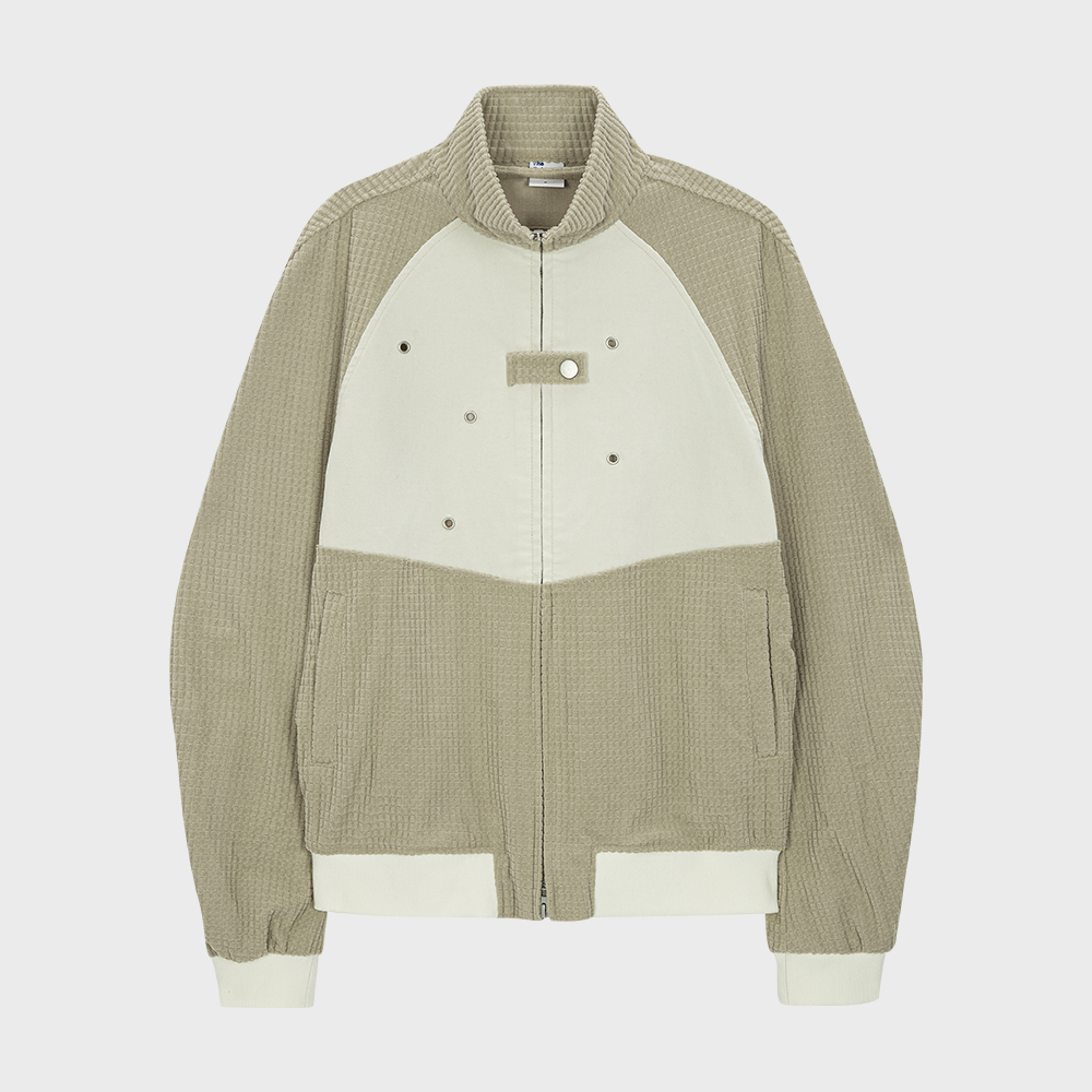 TCM waffle bomber jacket (beige) - 감도 깊은 취향 셀렉트샵 29CM