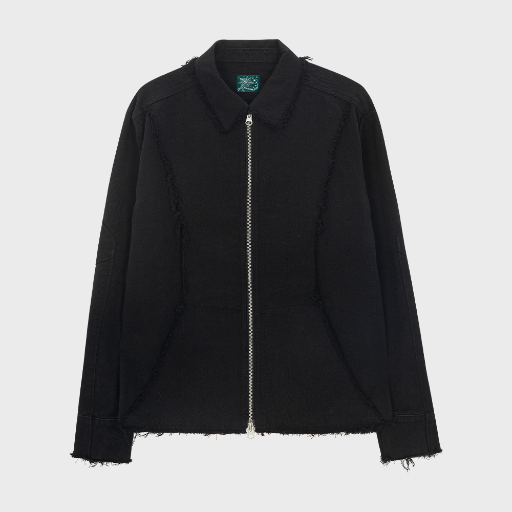 TCM cut out trucker jacket (black) - 감도 깊은 취향 셀렉트샵 29CM