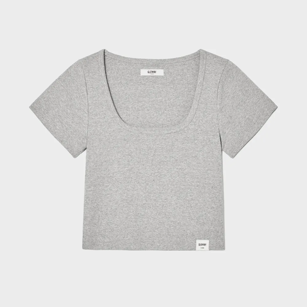 G CLASSIC U-NECK TEE (GRAY) - 감도 깊은 취향 셀렉트샵 29CM