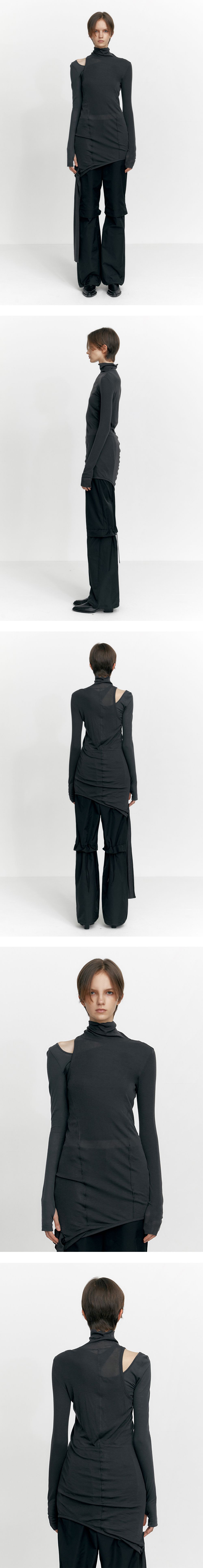 CUTTING POLAR TOP, CHARCOAL - 감도 깊은 취향 셀렉트샵 29CM