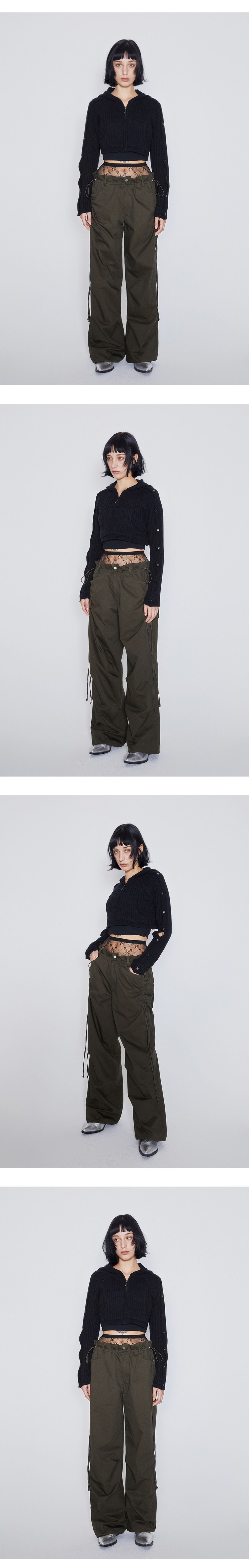 STRING PARACHUTE PANTS (KHAKI BROWN) - 감도 깊은 취향 셀렉트샵 29CM