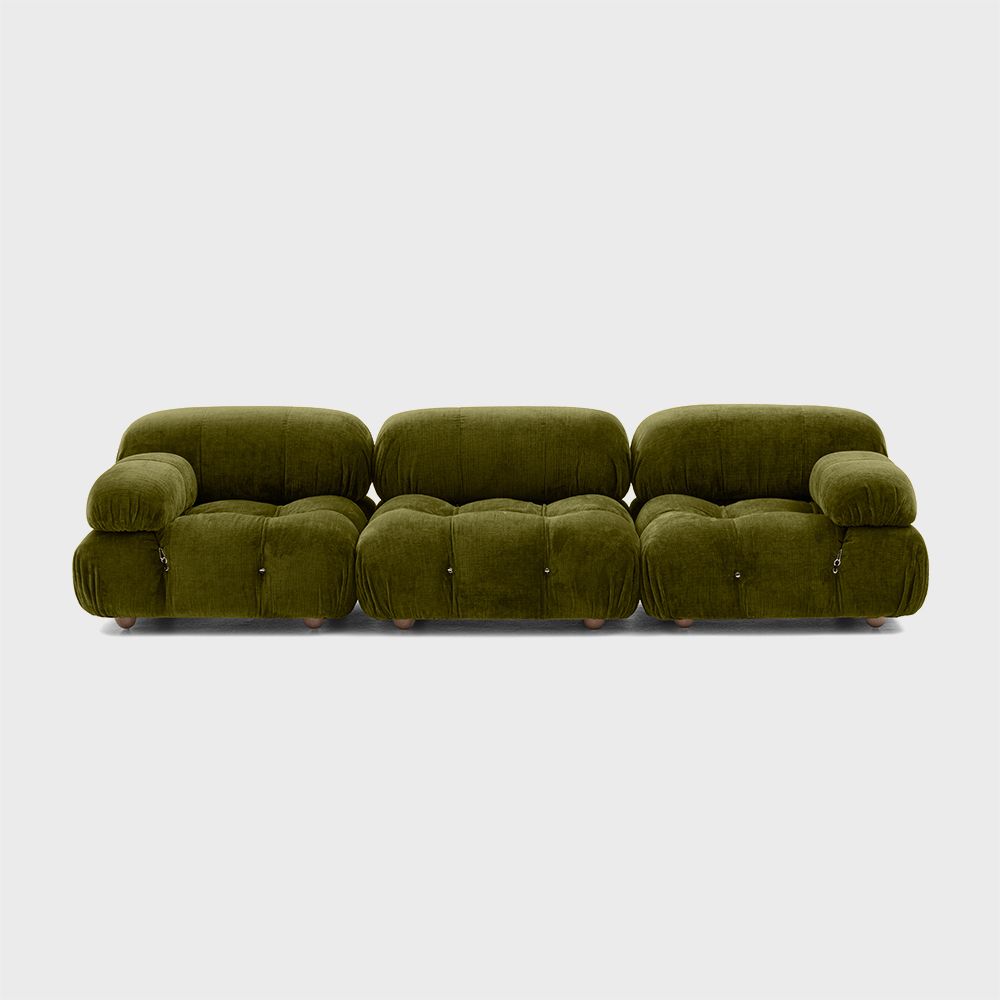 Camaleonda straight sofa - Olive green chenille - 감도 깊은 취향 셀렉트샵 29CM