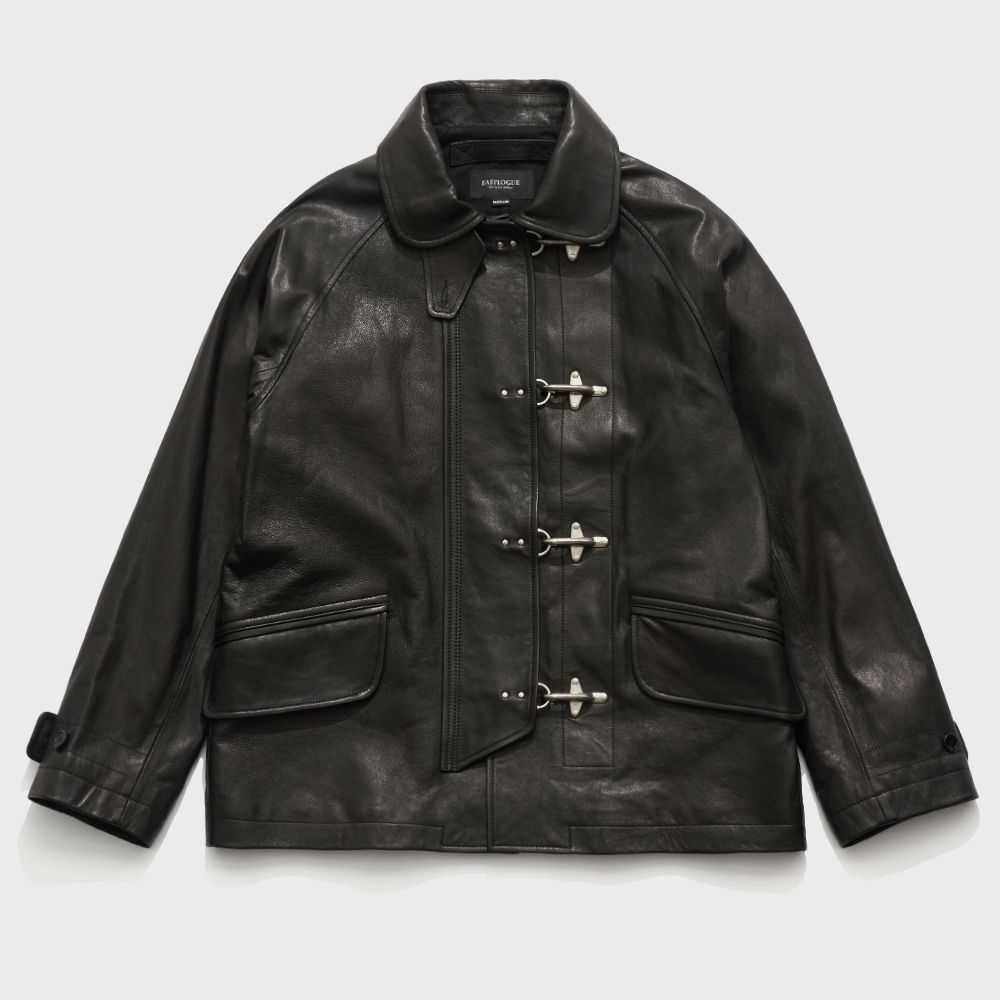 FIREMAN LEATHER JACKET / BLACK - 감도 깊은 취향 셀렉트샵 29CM
