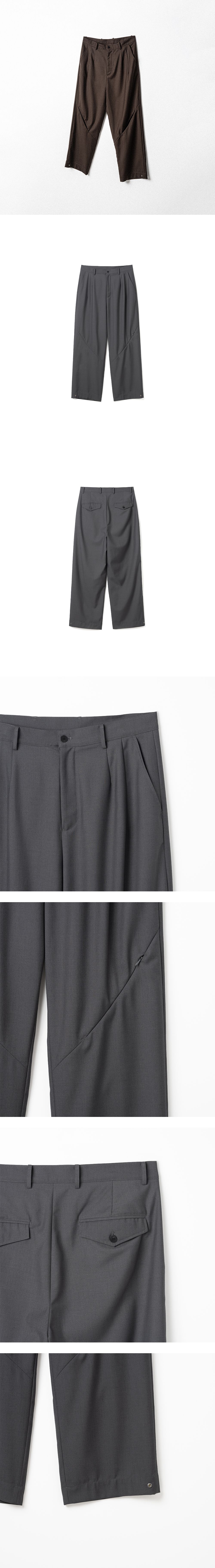 sphere hidden zip trouser grey - 감도 깊은 취향 셀렉트샵 29CM