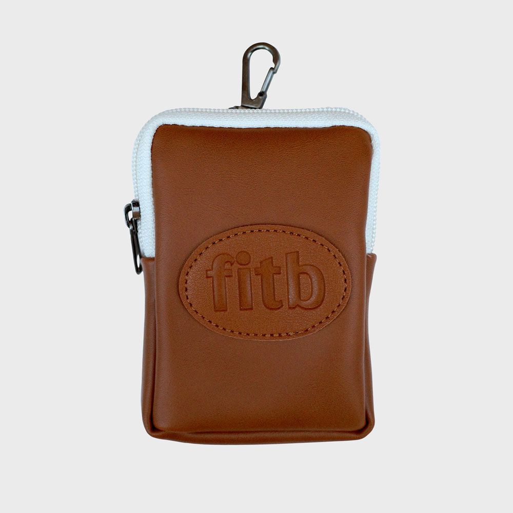 Fitb Logo Pocket Pouch (brown) - 감도 깊은 취향 셀렉트샵 29CM
