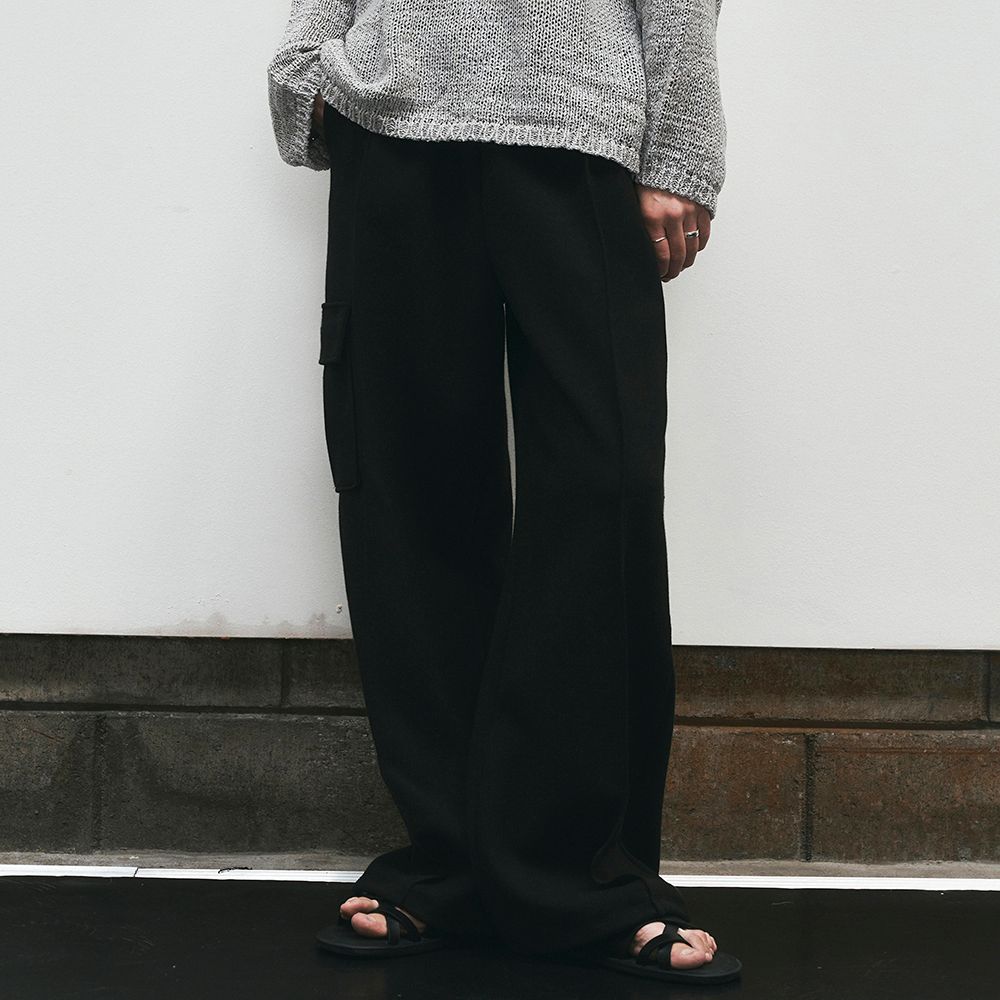 Two-way Line Cargo Jogger Pants (Black) - 감도 깊은 취향 셀렉트샵 29CM