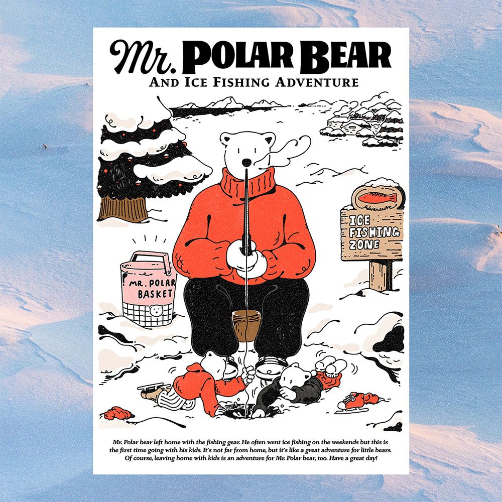 Mr Polar bear poster - 감도 깊은 취향 셀렉트샵 29CM
