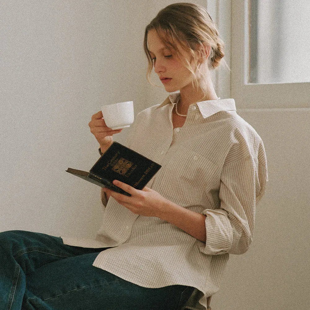 BASIC STRIPE SHIRTS IVORY - 감도 깊은 취향 셀렉트샵 29CM