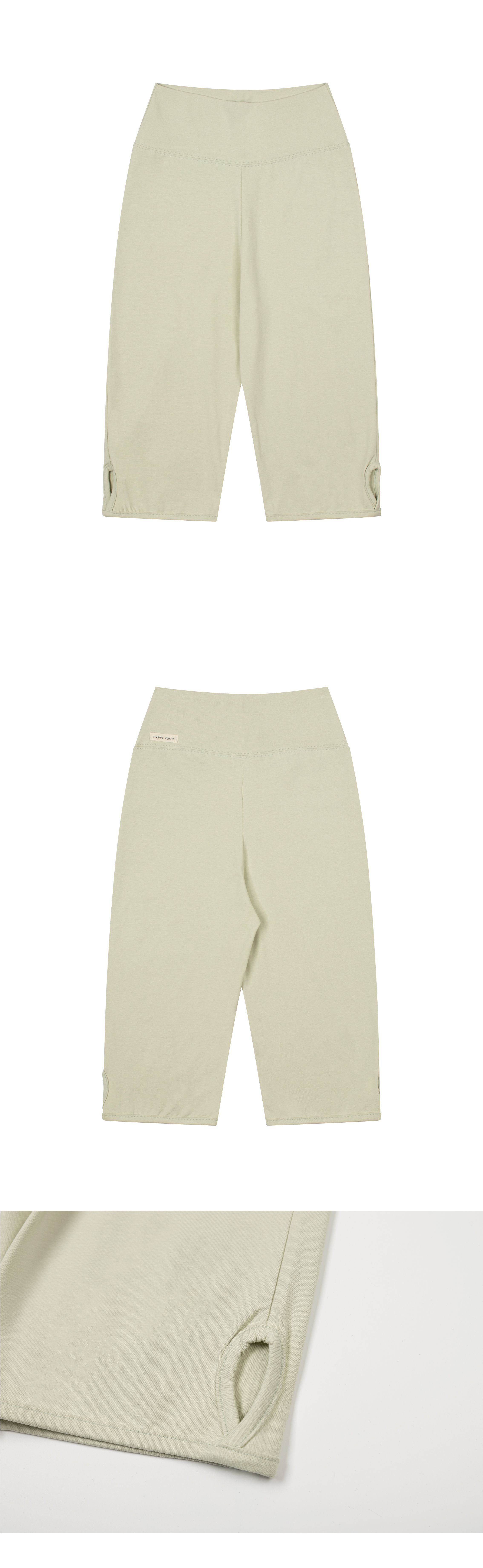 Cut-out Mid-length Pants - Light Green [2nd Reorder] - 감도 깊은 취향 셀렉트샵 29CM