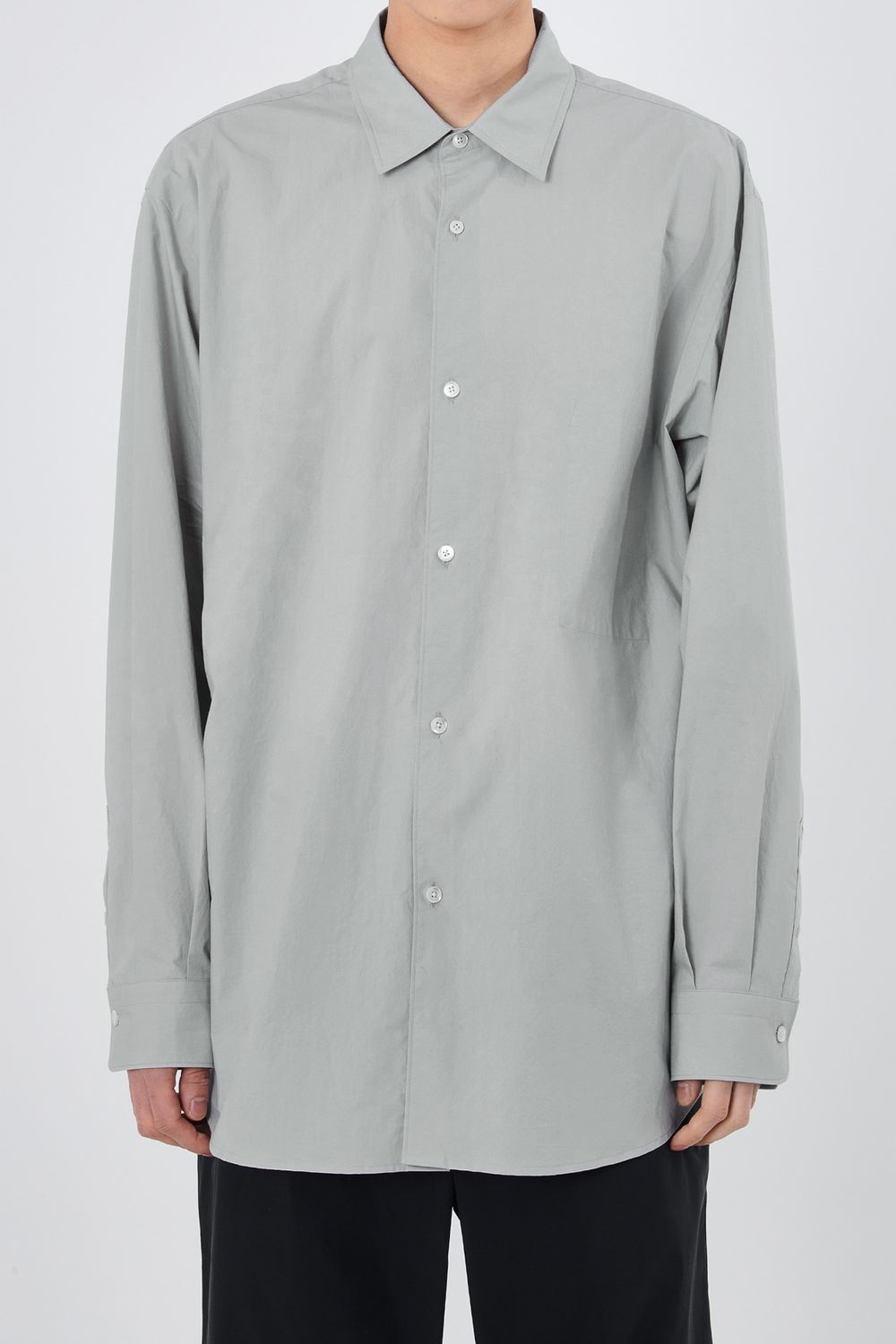 Hidden Pocket Shirt, Light Grey - 감도 깊은 취향 셀렉트샵 29CM