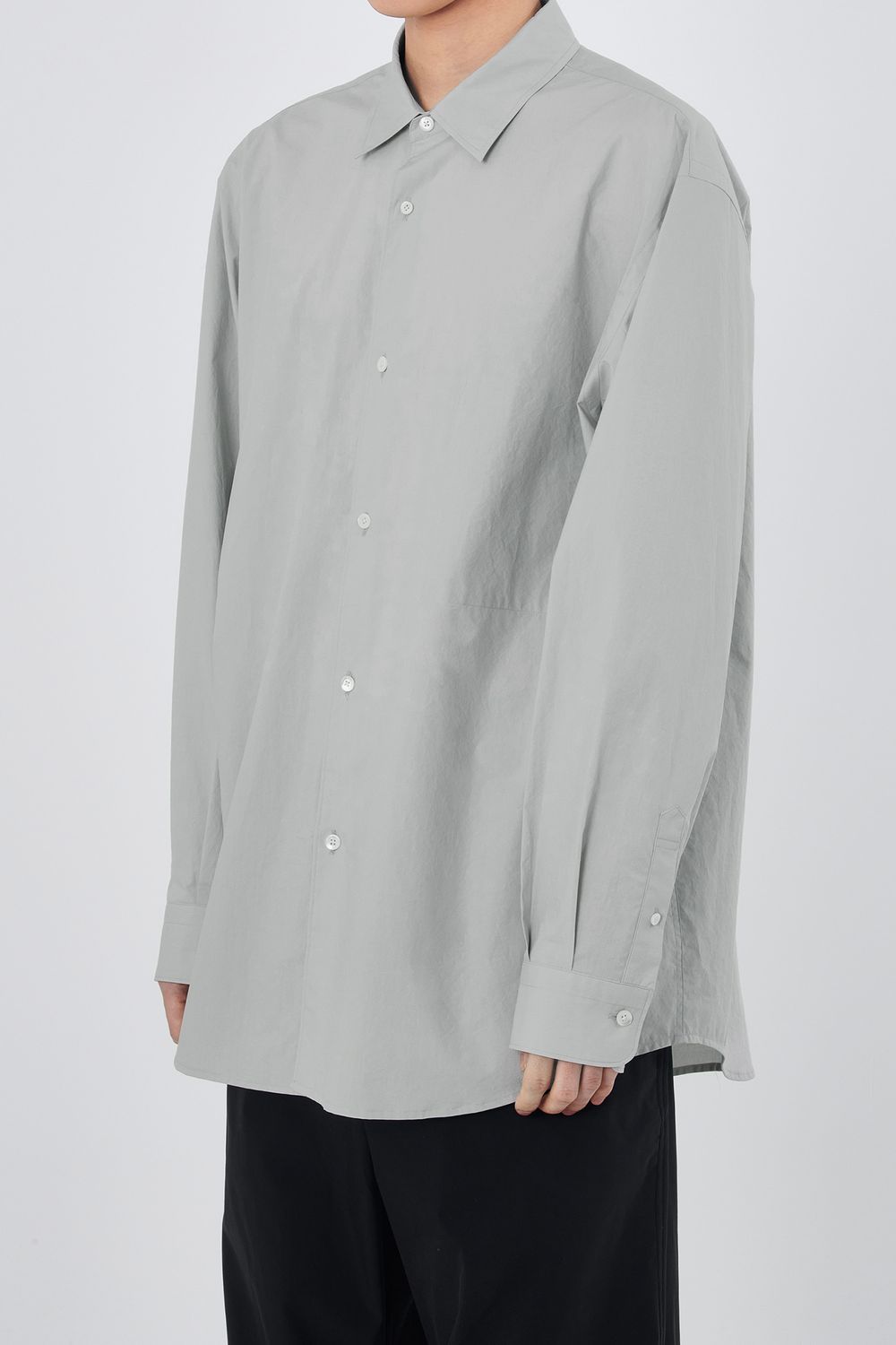 Hidden Pocket Shirt, Light Grey - 감도 깊은 취향 셀렉트샵 29CM
