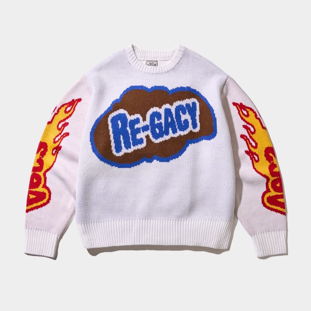 RE-GACY RACING KNIT-IVORY - 감도 깊은 취향 셀렉트샵 29CM
