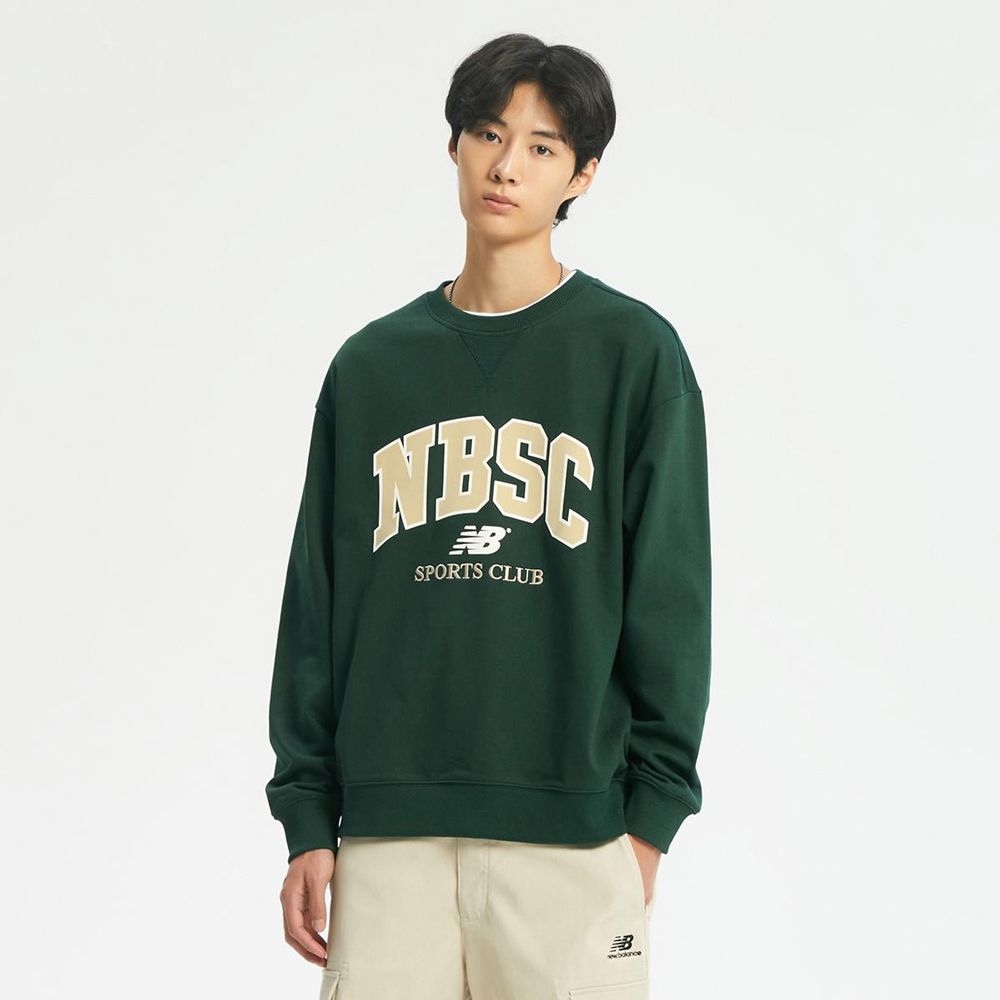 NBNCD31813 / UNI NBSC 맨투맨 Semi Over Fit (HUNTER) - 감도 깊은 취향 셀렉트샵 29CM