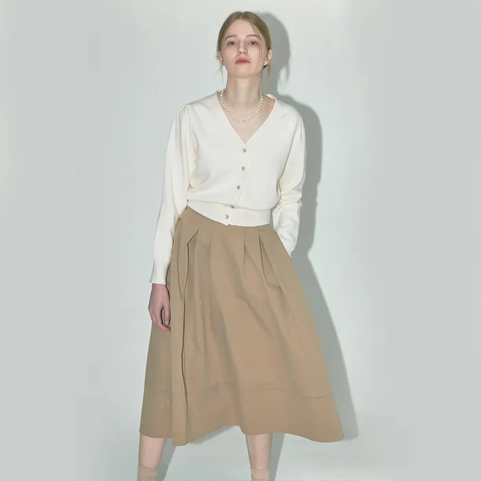 Lautre Anna Beige Flare skirt - 감도 깊은 취향 셀렉트샵 29CM