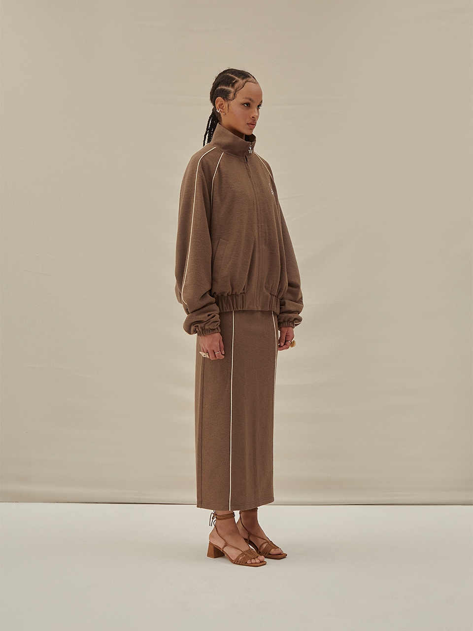 WOOL BLENDED TRACK JUMPER - 감도 깊은 취향 셀렉트샵 29CM