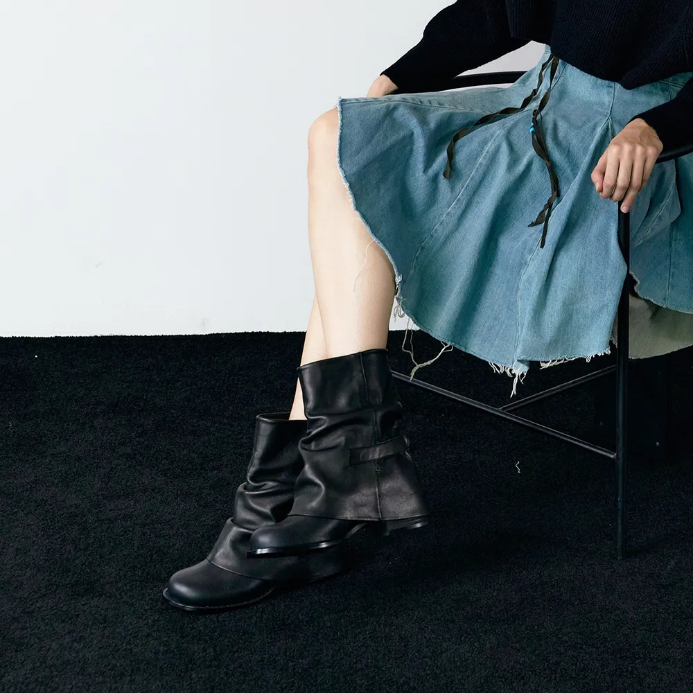 wens wrinkle boots_black - 감도 깊은 취향 셀렉트샵 29CM