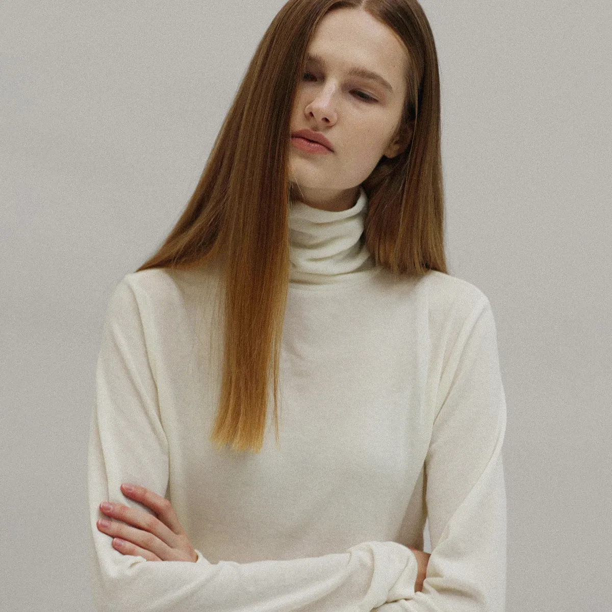 [13th] Leau basic wool turtleneck tee_ivory - 감도 깊은 취향 셀렉트샵 29CM