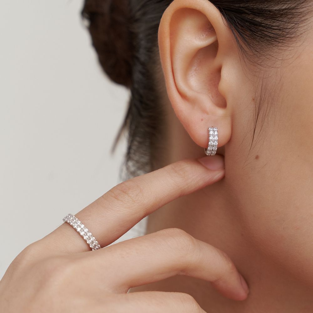 14K 하프 투 라인 시그니티 파베 R - 감도 깊은 취향 셀렉트샵 29CM