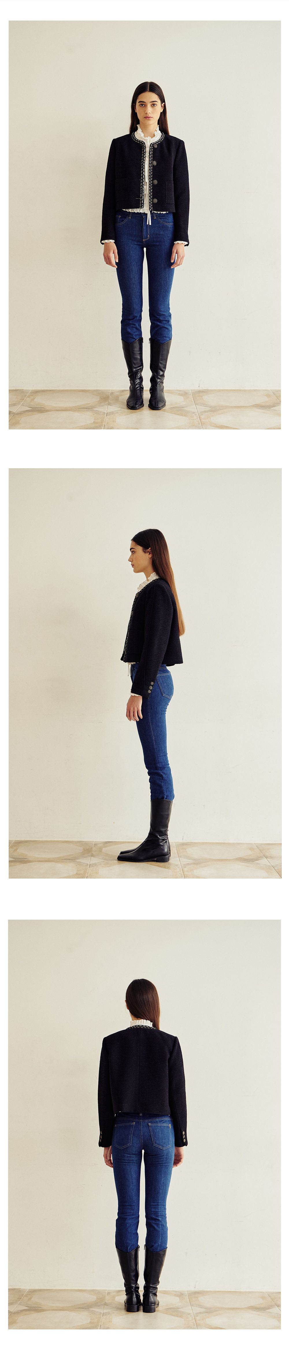 Classic Tweed Button Jacket - Black - 감도 깊은 취향 셀렉트샵 29CM