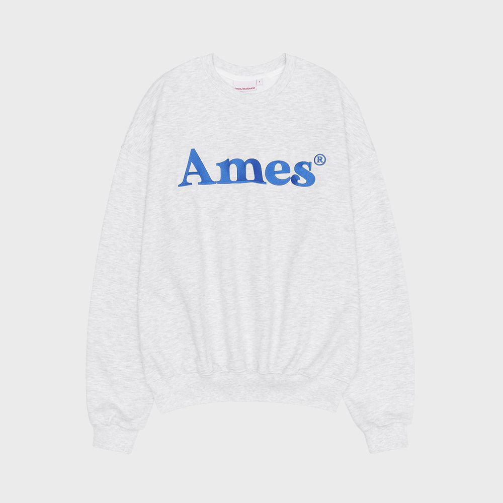 BASIC LOGO SWEATSHIRT LIGHT GREY - 감도 깊은 취향 셀렉트샵 29CM