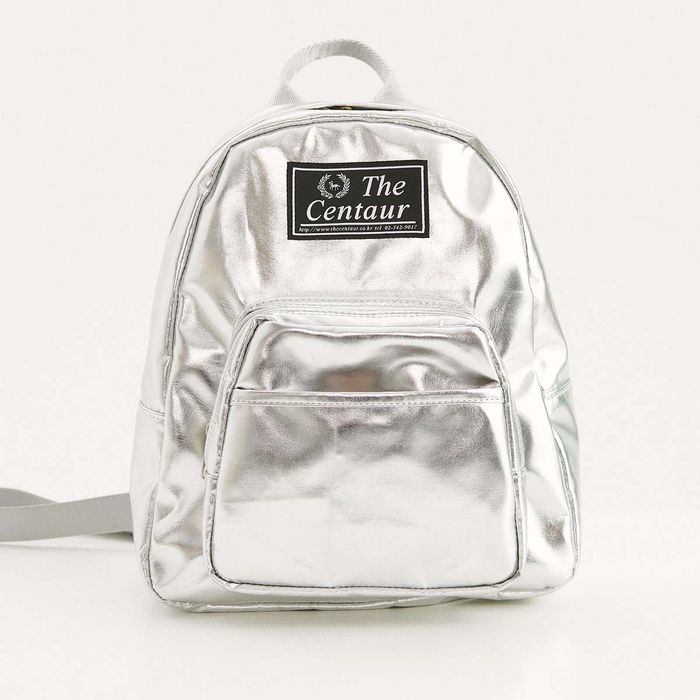 SILVER LEATHER MINI BACKPACK_SILVER - 감도 깊은 취향 셀렉트샵 29CM