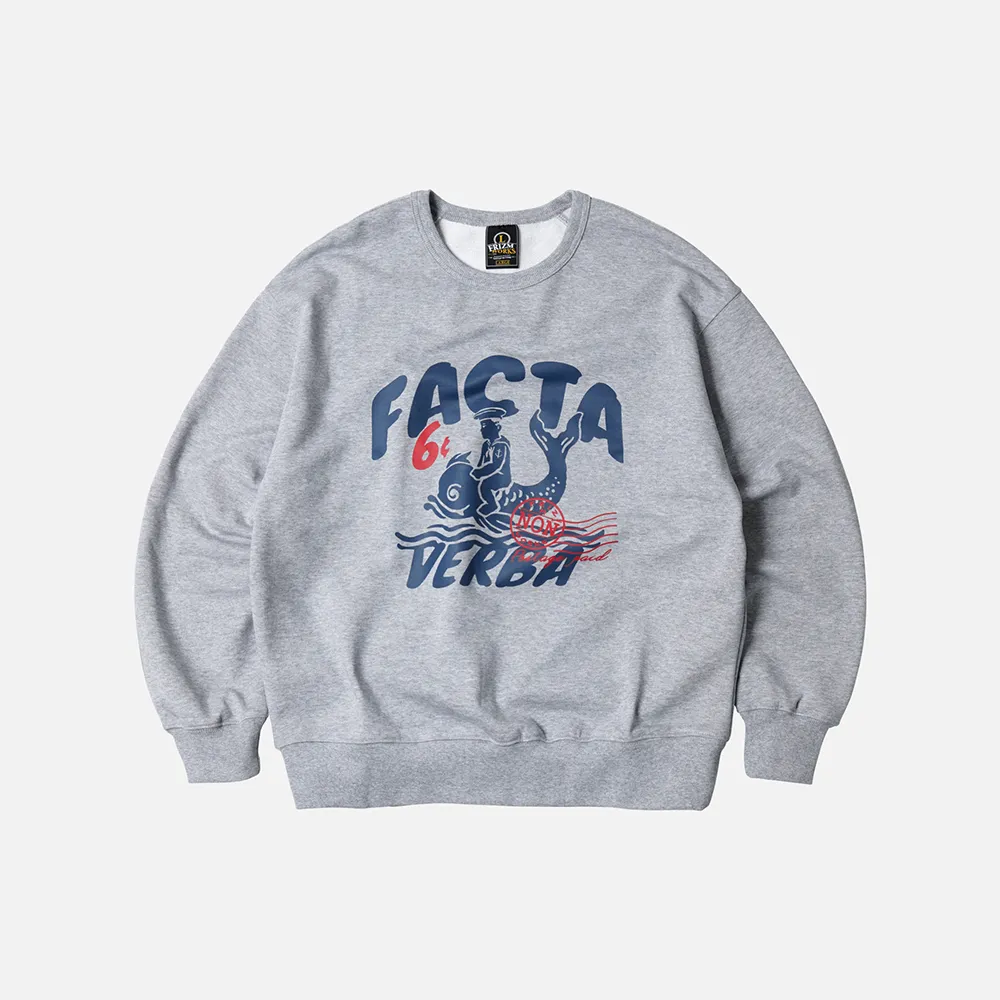 Postage stamp sweatshirt _ gray - 감도 깊은 취향 셀렉트샵 29CM