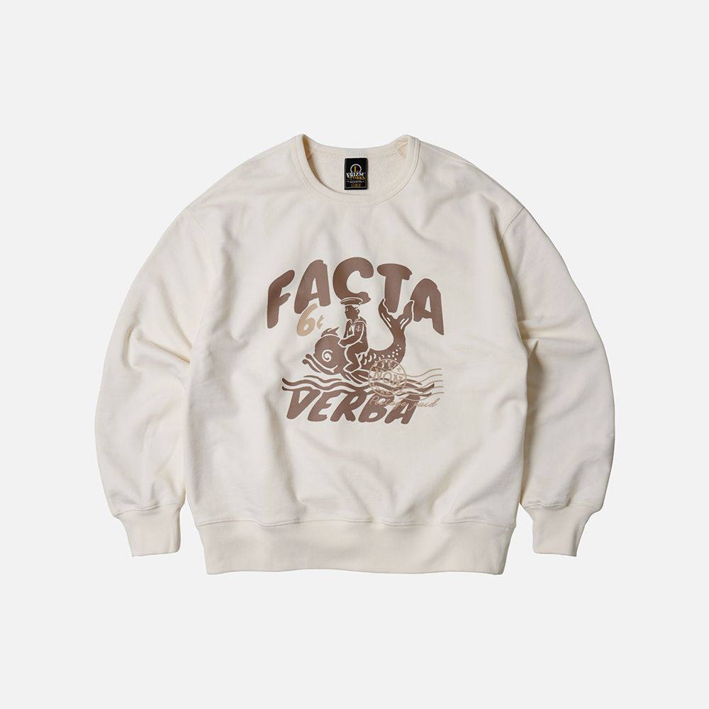 Postage stamp sweatshirt _ beige - 감도 깊은 취향 셀렉트샵 29CM