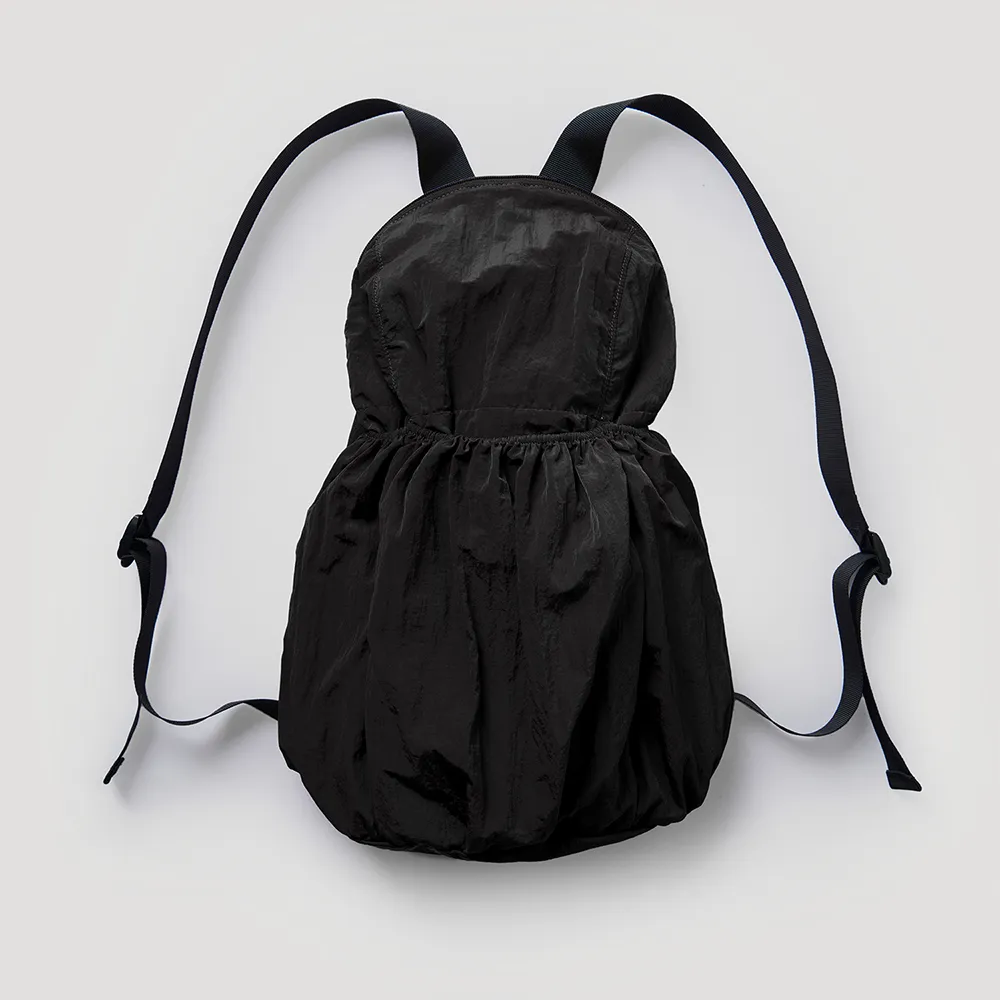 SHIRRING BACKPACK BLACK - 감도 깊은 취향 셀렉트샵 29CM