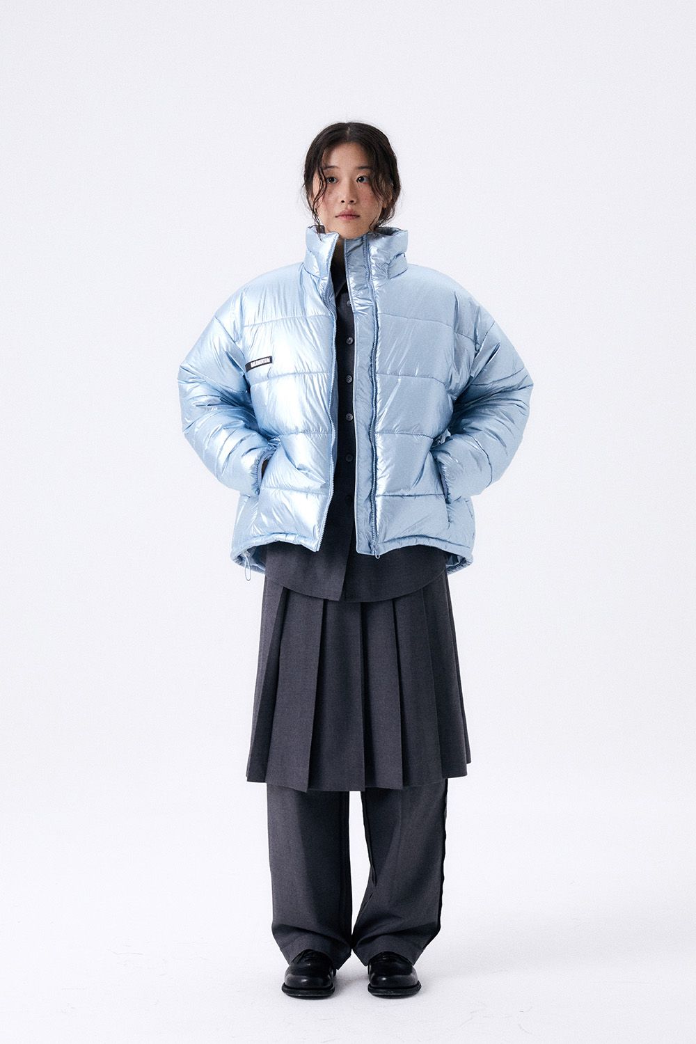 FOIL REVERSIBLE PADDING JACKET / BLUE - 감도 깊은 취향 셀렉트샵 29CM