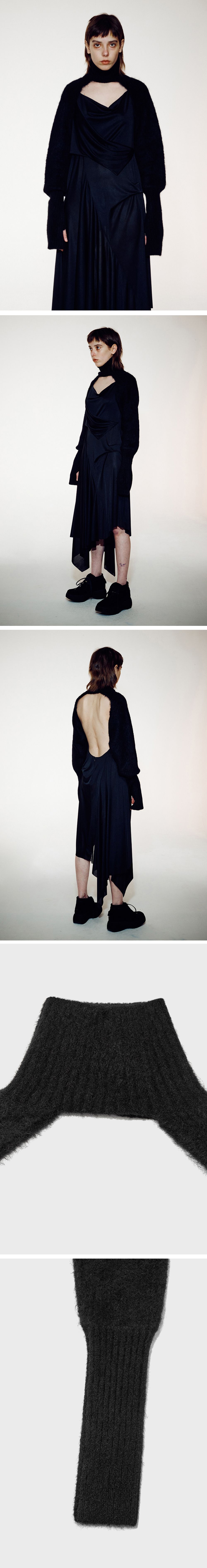 ALPACA TURTLE SHRUG (BLACK) - 감도 깊은 취향 셀렉트샵 29CM