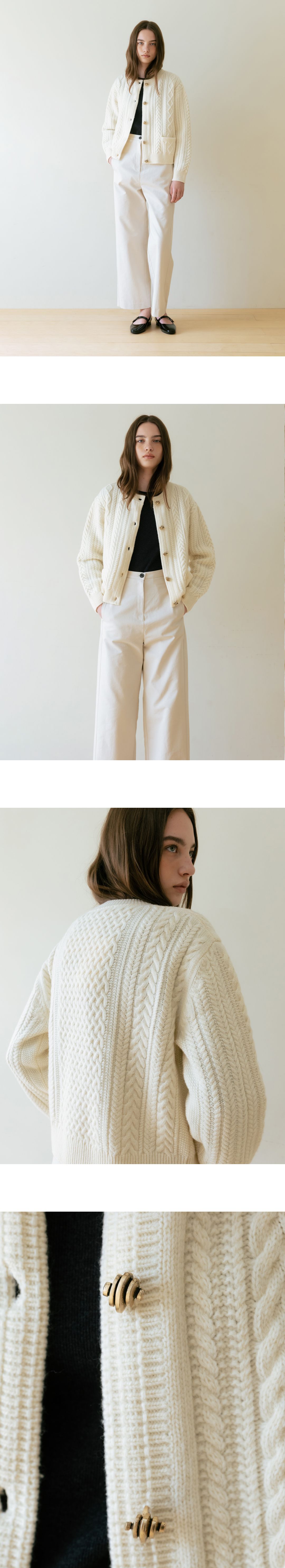 Croissant Cardigan (Cream) - 감도 깊은 취향 셀렉트샵 29CM