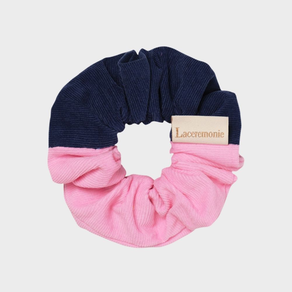 DONUT SCRUNCHIE - NAVY&PINK - 감도 깊은 취향 셀렉트샵 29CM