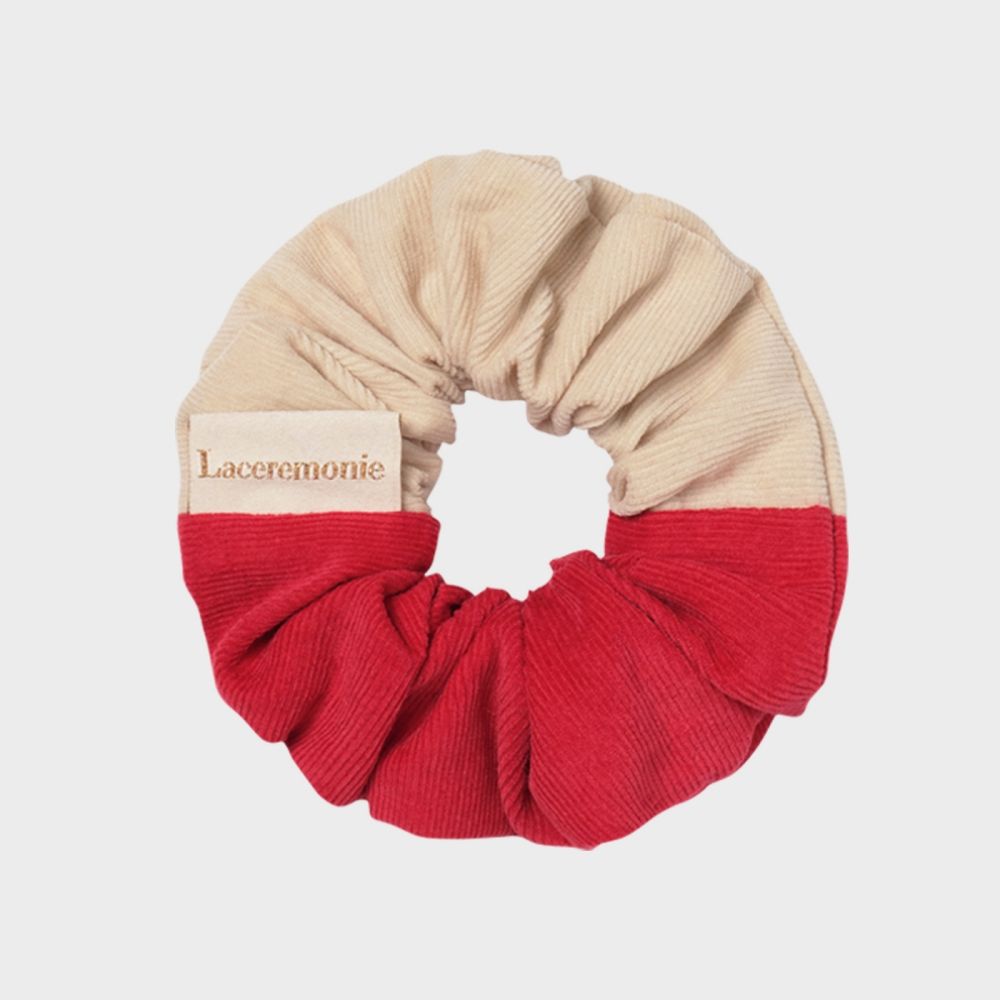 DONUT SCRUNCHIE - OATMEAL&RED - 감도 깊은 취향 셀렉트샵 29CM