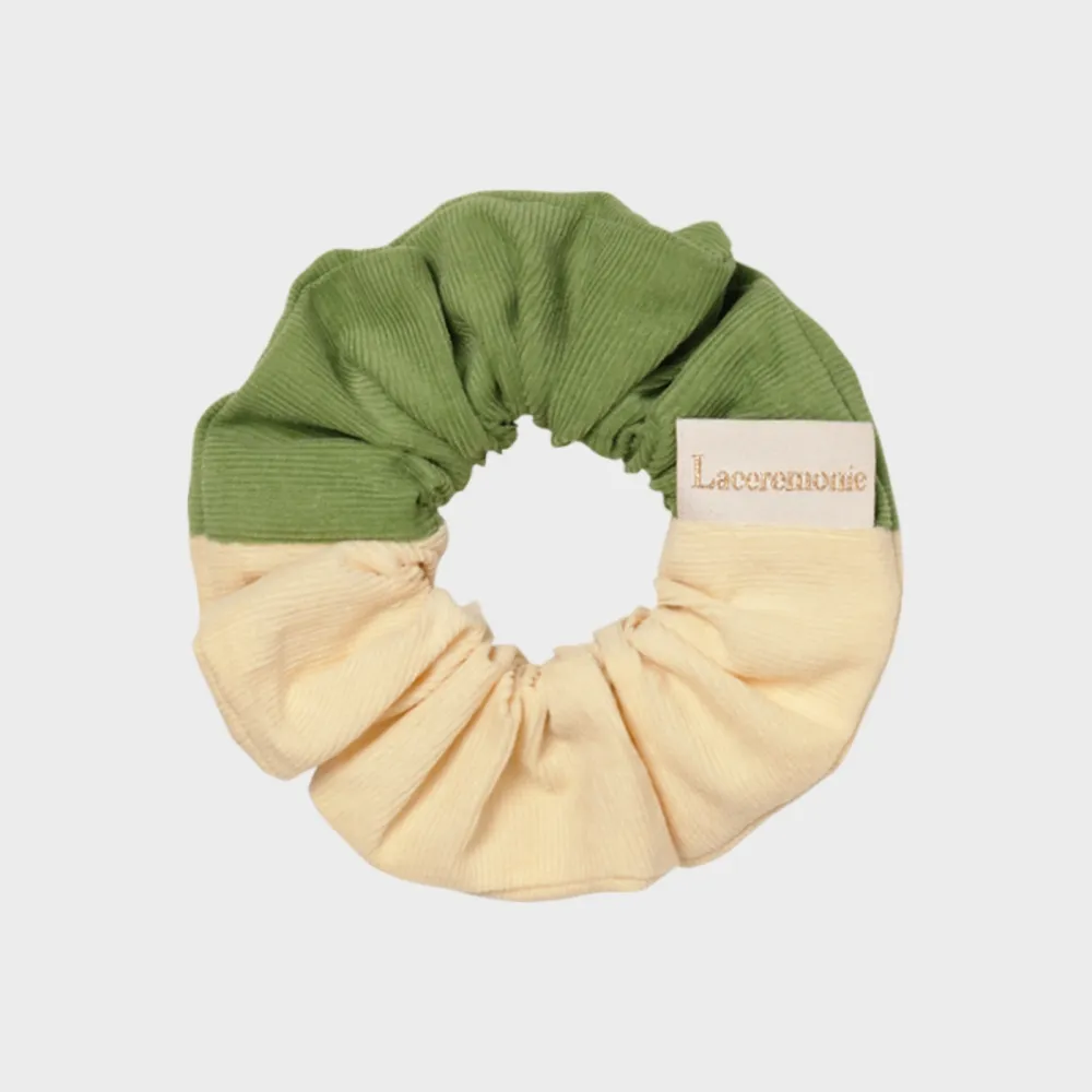 DONUT SCRUNCHIE - CREAM&GREEN - 감도 깊은 취향 셀렉트샵 29CM