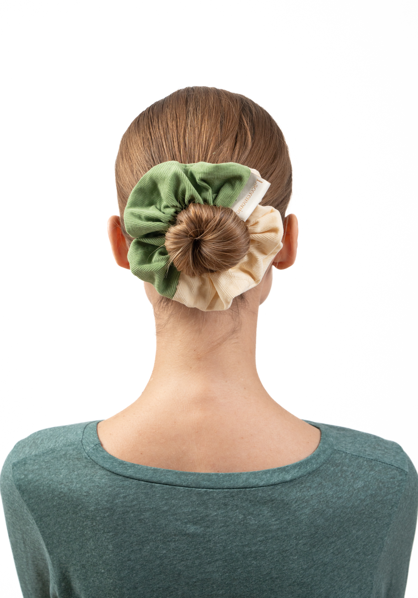 DONUT SCRUNCHIE - CREAM&GREEN - 감도 깊은 취향 셀렉트샵 29CM