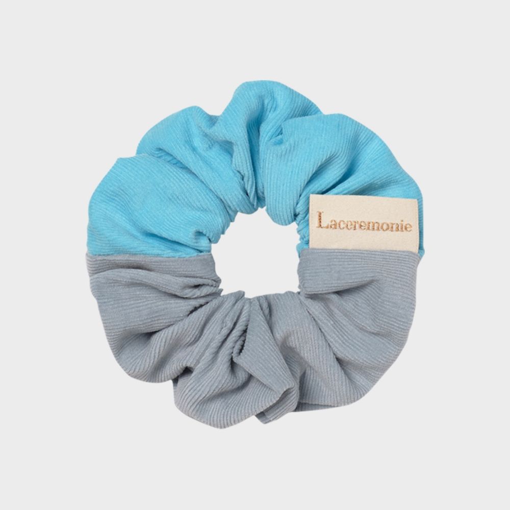 DONUT SCRUNCHIE - GRAY&BLUE - 감도 깊은 취향 셀렉트샵 29CM