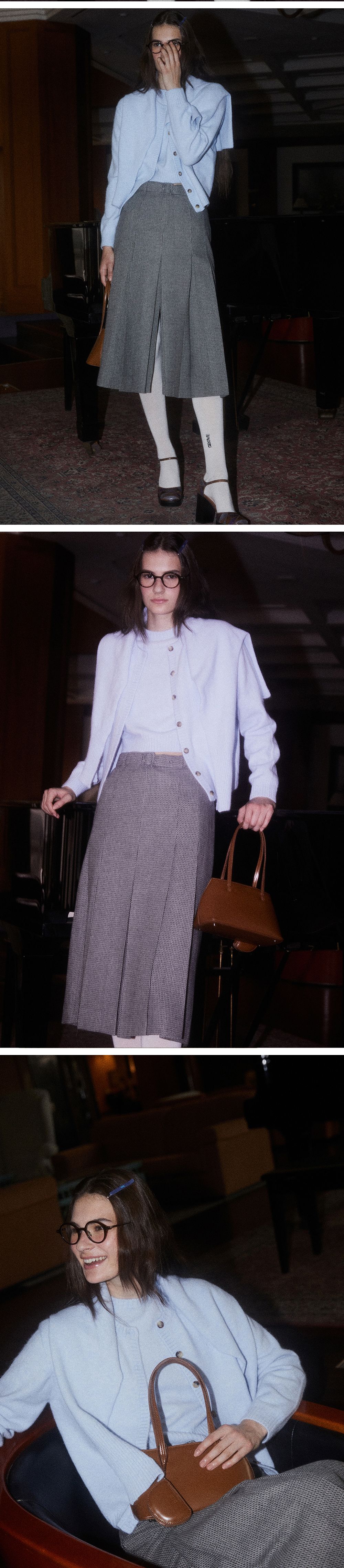 CARMIT SKIRT (BROWN) - 감도 깊은 취향 셀렉트샵 29CM