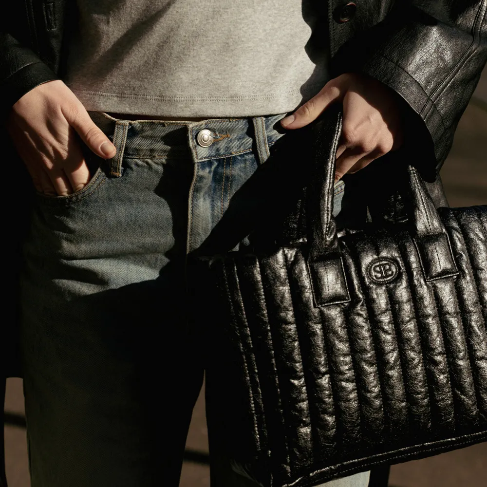 Leather Padding Bag (Black) - 감도 깊은 취향 셀렉트샵 29CM