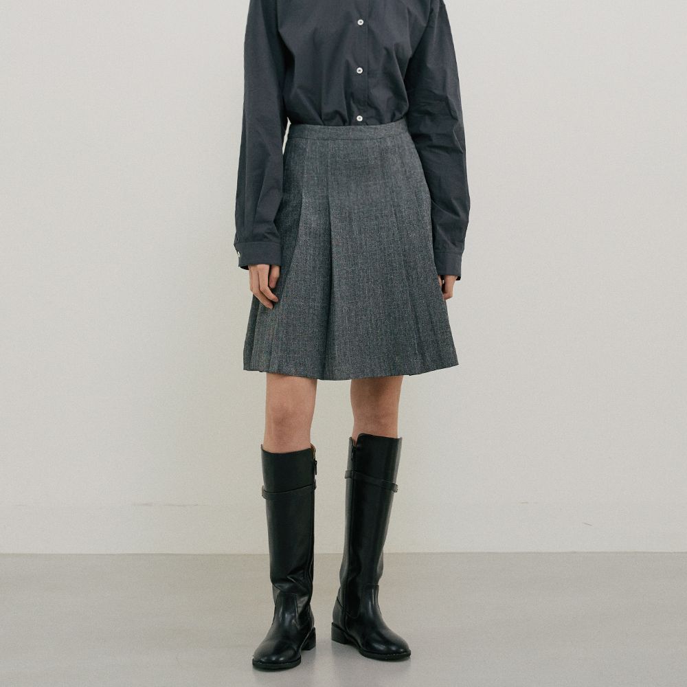 check pleats skirt (2color) - 감도 깊은 취향 셀렉트샵 29CM