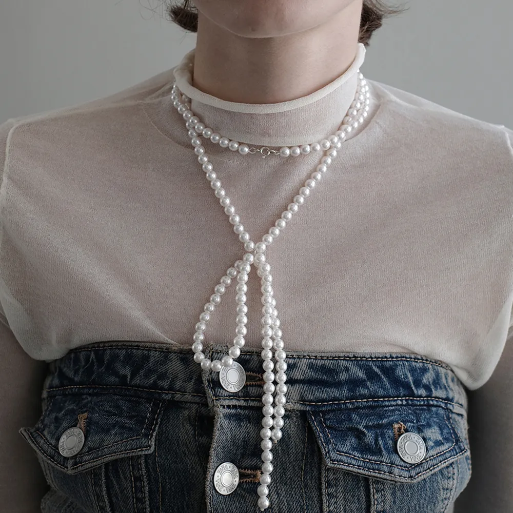 FRENCH BOW TWO WAY NECKLACE - 감도 깊은 취향 셀렉트샵 29CM