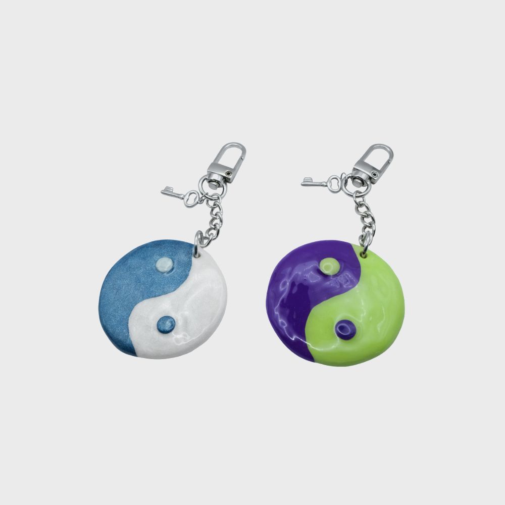 yin yang mirror key ring - 감도 깊은 취향 셀렉트샵 29CM