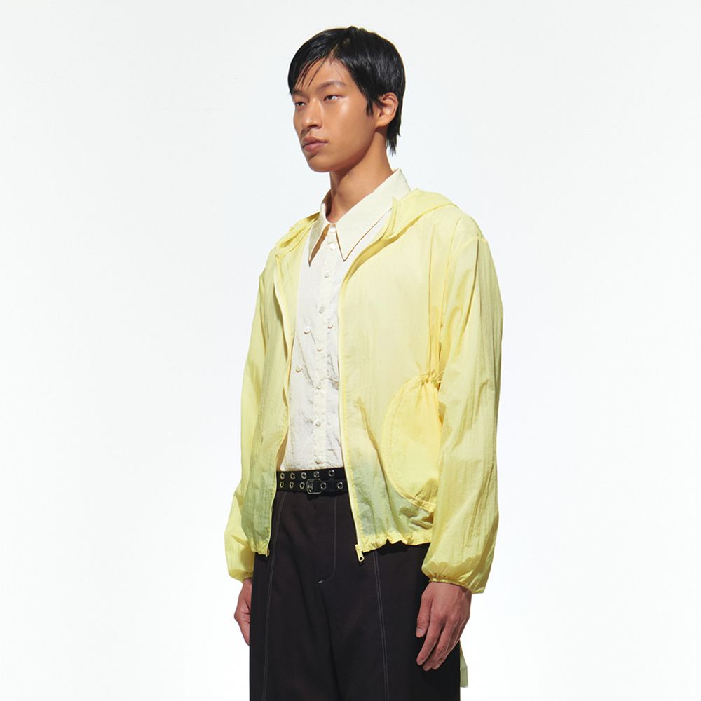 Drawstring Hooded Jacket [Trans Yellow] - 감도 깊은 취향 셀렉트샵 29CM