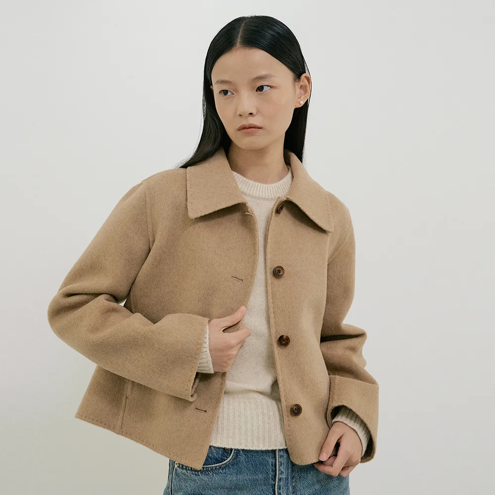 handmade wool crop jacket-camel - 감도 깊은 취향 셀렉트샵 29CM