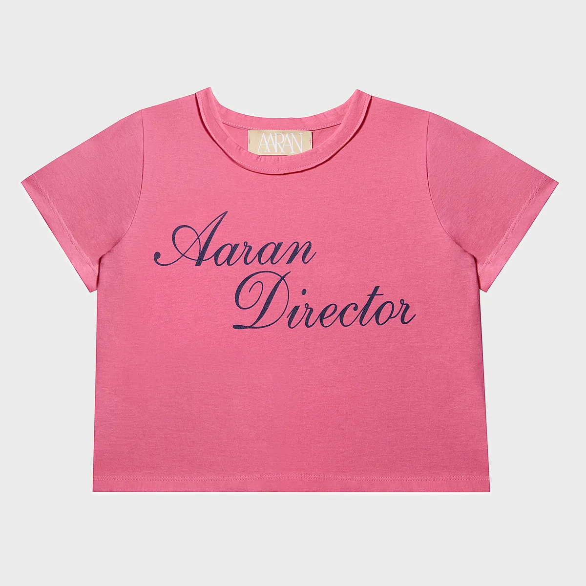 Aaran logo coolness crop topz_pink - 감도 깊은 취향 셀렉트샵 29CM