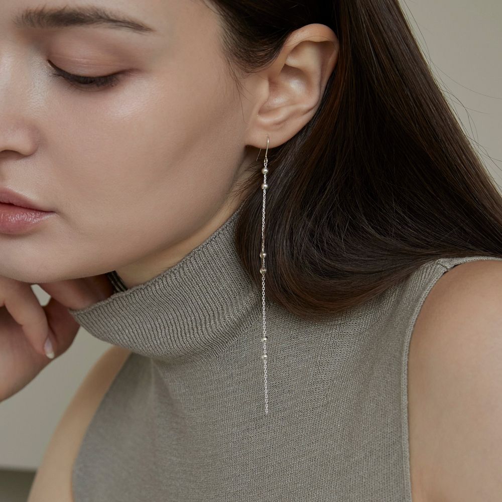 Fabiana 드롭 은 귀걸이 (925실버) - 감도 깊은 취향 셀렉트샵 29CM