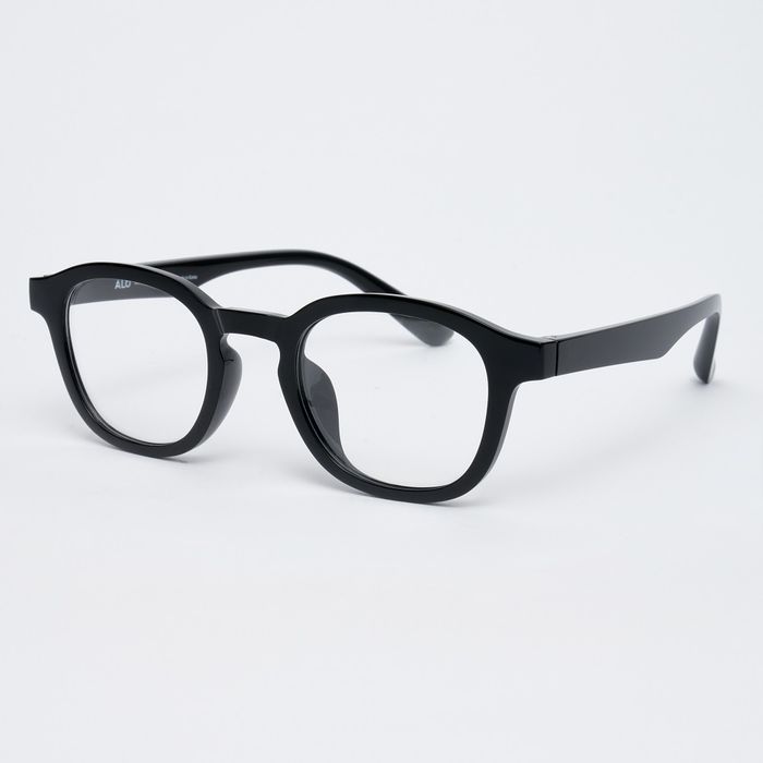 [ALO] AL5307 0909 릴산클리어 볼드 미니 스퀘어 블랙 안경테 - 감도 깊은 취향 셀렉트샵 29CM
