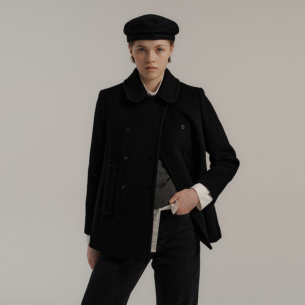 Anna Double Half Coat - Black - 감도 깊은 취향 셀렉트샵 29CM