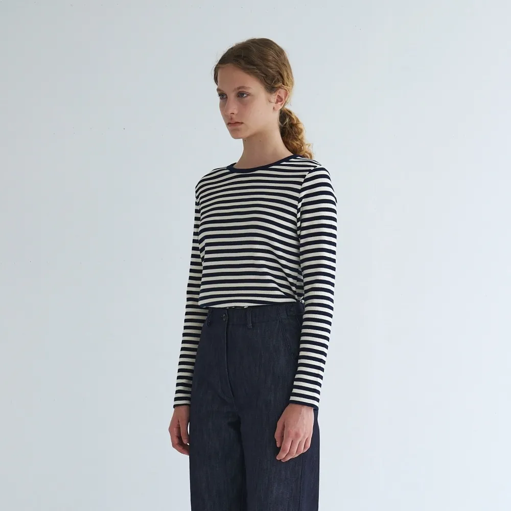 Basic Stripe Tee(Ivory) - 감도 깊은 취향 셀렉트샵 29CM